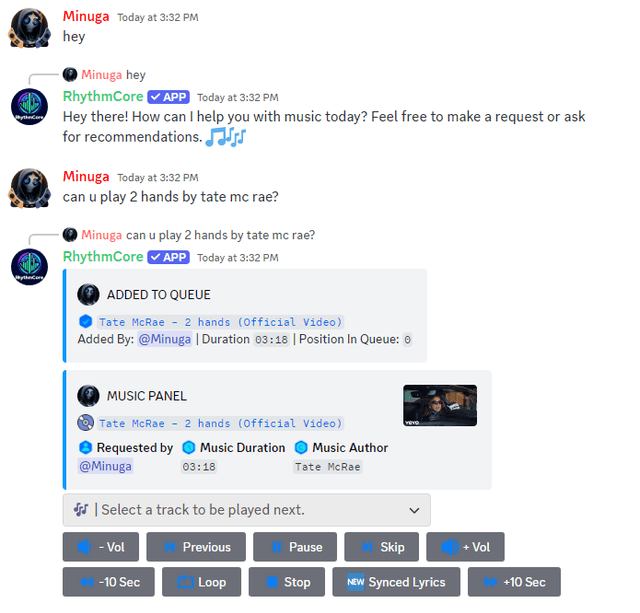 RhythmCore - The AI-Powered Music Bot
